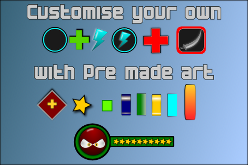 Health Bars by thehorseman007