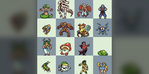 Lucky Bestiary - 100 Retro Pixel JRPG Enemies by LuckyCassette