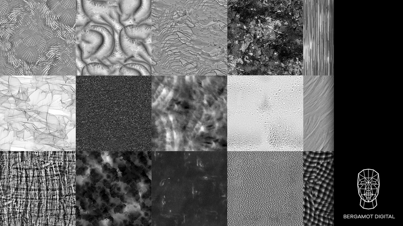 200 4k Seamless Noise Textures by BergamotDigital