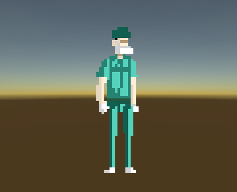 Pixel-Art Characters - Hospital by RaulDiaz