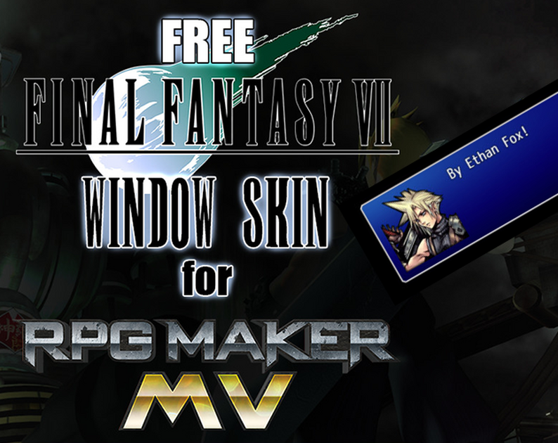 Final Fantasy VII MV Windowskin by Tanuki-sama Studios