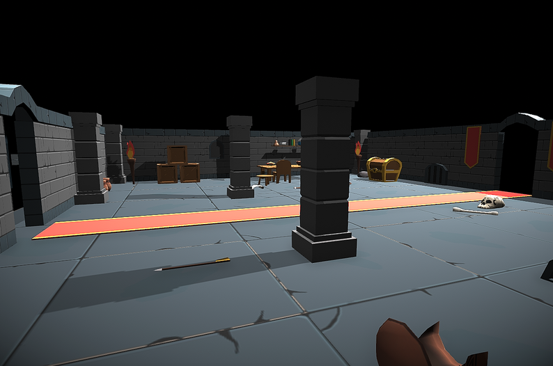 Modular Cartoon Low-Poly Dungeon Props and Tileset Pack by Overaction ...