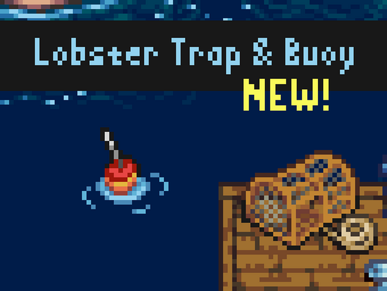 Pixel Art Icon Sprites & Object Set - Fishing Gear by Seliel the Shaper