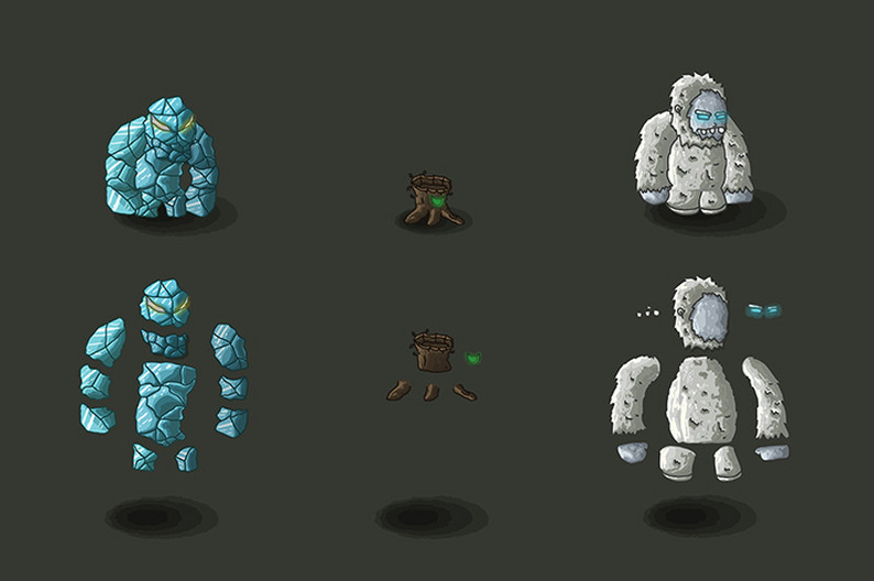Boss Monster 2D Sprites by Free Game Assets (GUI, Sprite, Tilesets)