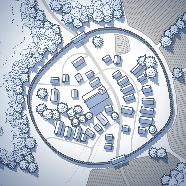 Village Generator by watabou