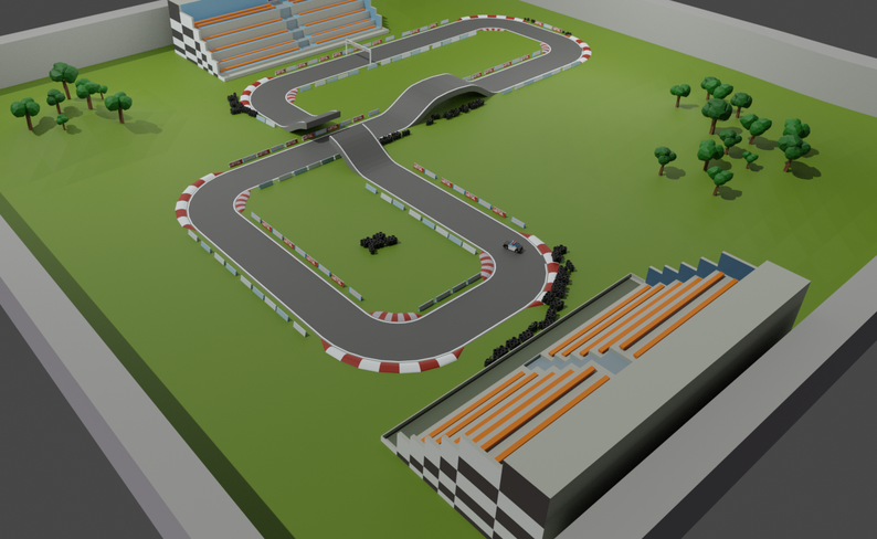 Low Poly Race Tracks by skoggar