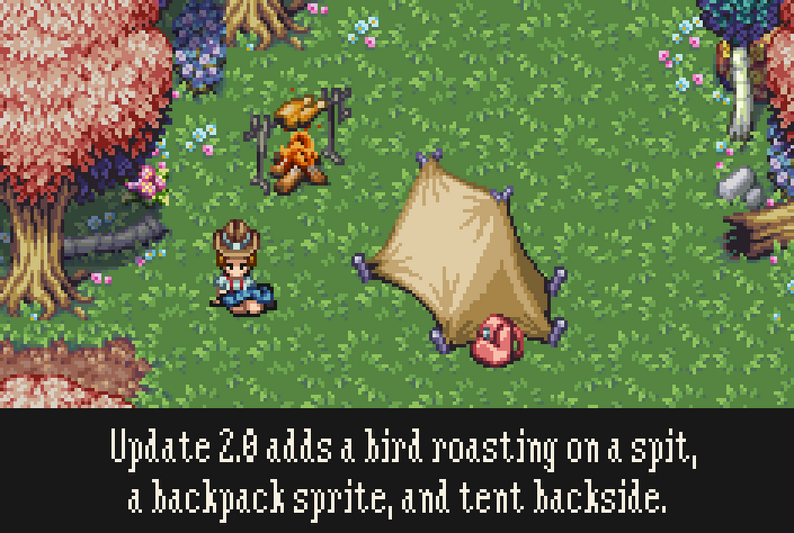 Pixel Art Object Set - Traveler's Camp by Seliel the Shaper