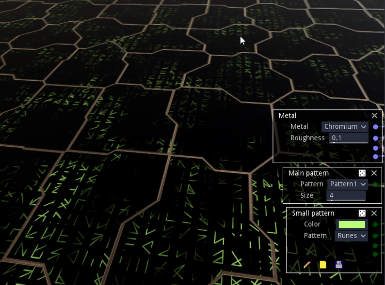 Customizable futuristic floor material by RodZilla