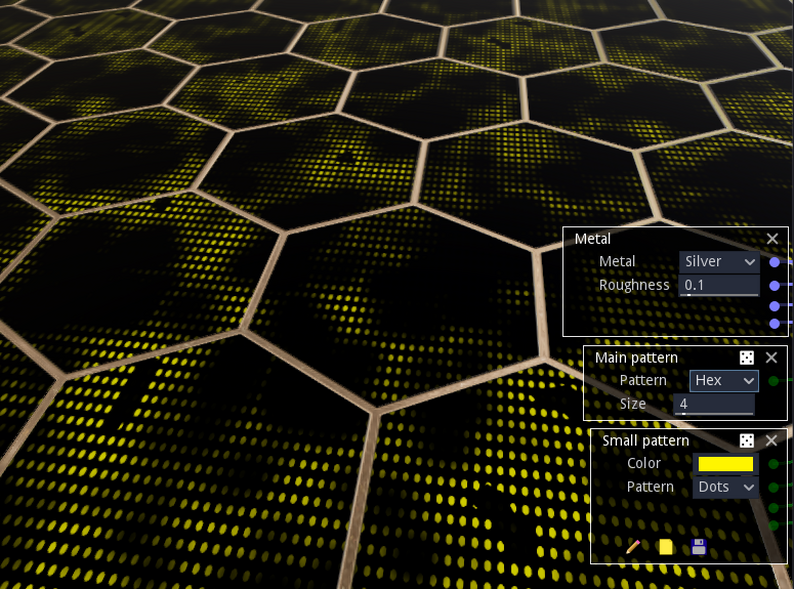 Customizable futuristic floor material by RodZilla