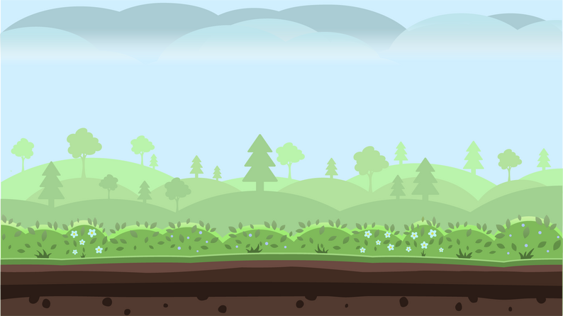 Vector Parallax Background Spring (Free) by ^|Askariot
