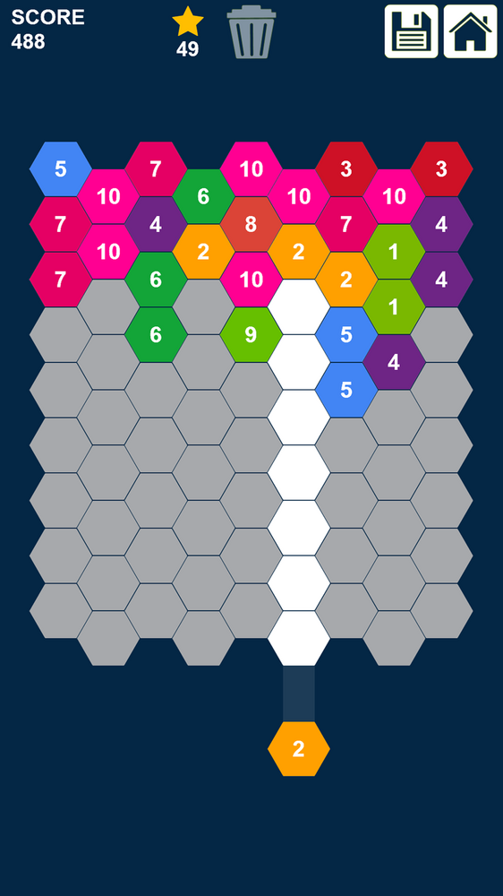 Hexa Games: Hexagon Number Puzzles Collection by ganaysa