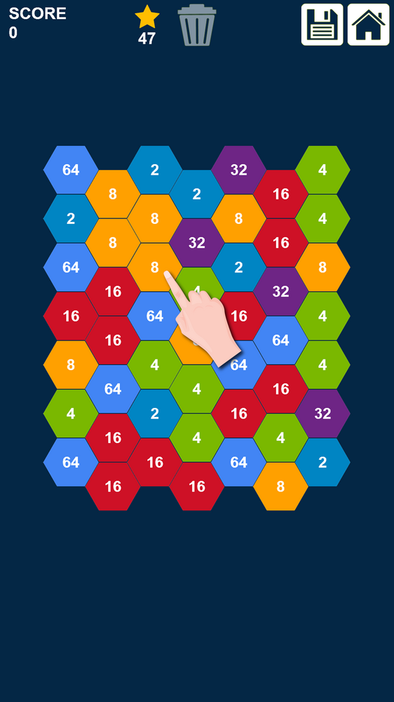 Hexa Games: Hexagon Number Puzzles Collection by ganaysa