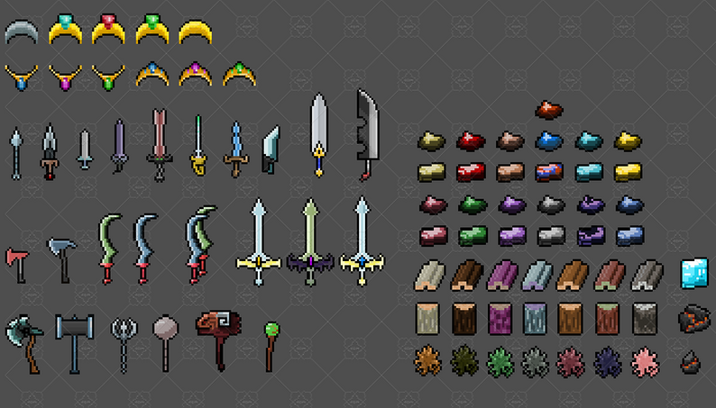 Fantasy / RPG Pixel Assets 900+ by semicode