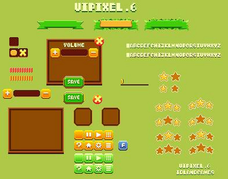 UI Pixel Assets 6 by IDLandGames
