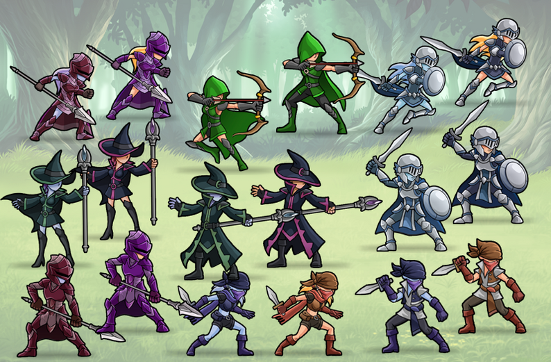 2D RPG Sprites (Static) by Low
