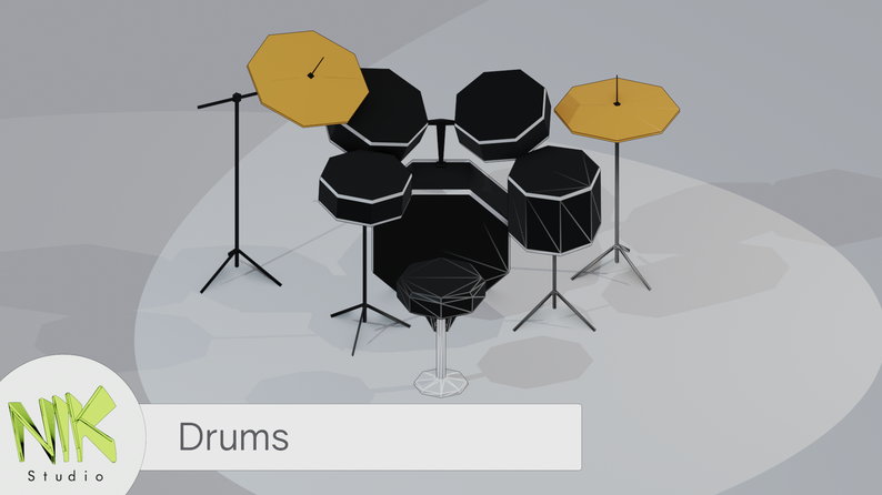 Low Poly Band Pack by Studio NIK