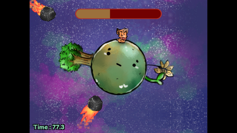 Planet with a Cat by BunggoGames