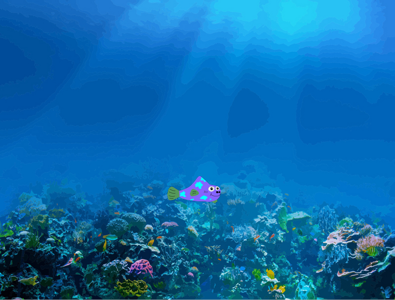 Cyan Fish by Spidakid