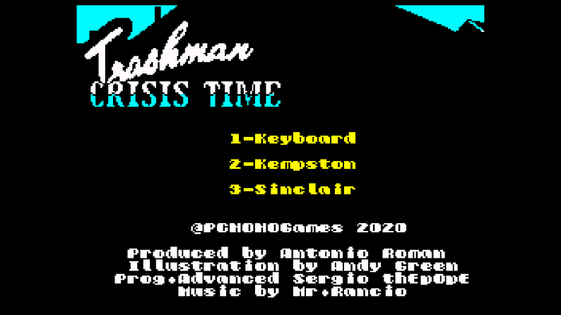 TRASHMAN Crisis Time ZX Spectrum 48/128k by PCNONOGames