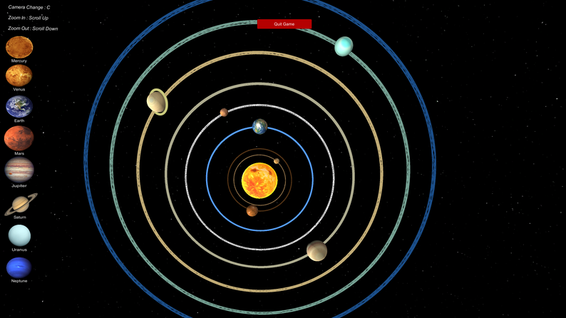 Solar System 3D by Manish946
