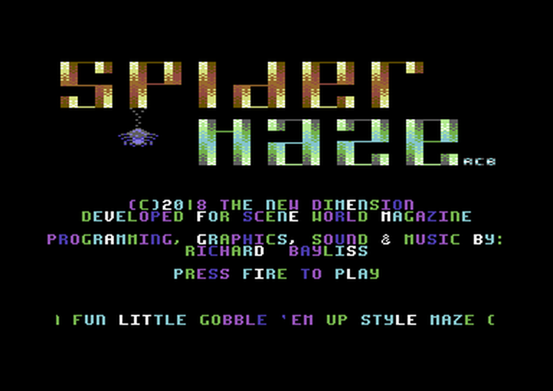 Spider Maze [Commodore 64] by Richard of TND