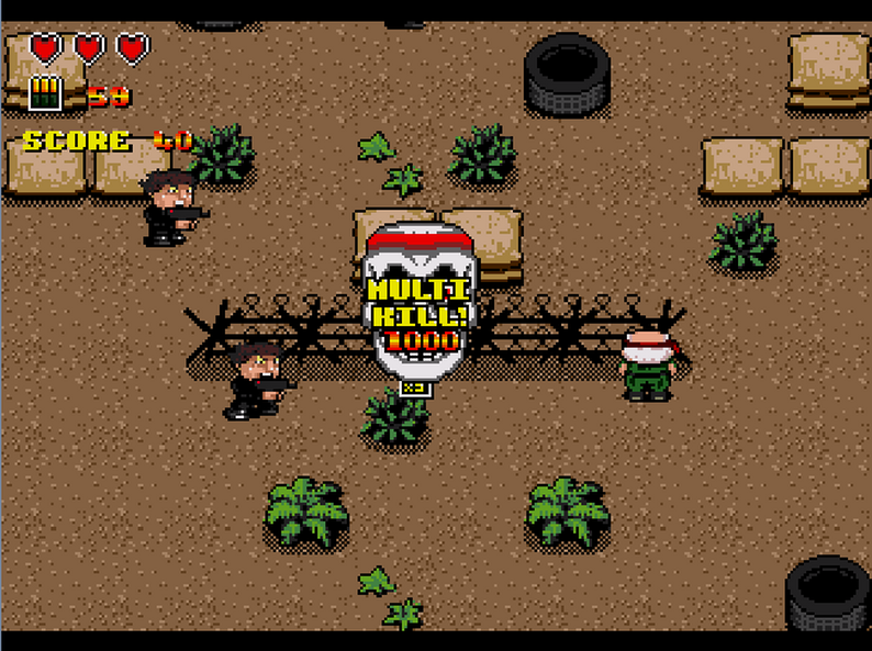 Papi Commando Remix DELUXE - Megadrive/Genesis by Studio Vetea