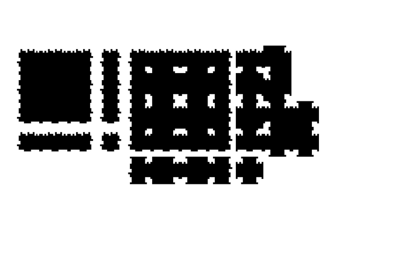 Free 1 Bit Pixel Art Forest by edermunizz