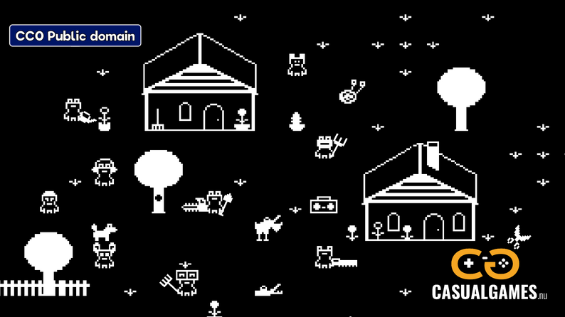 Frogland 1bit 16x16 Tileset Asset by Pretty Fly Games