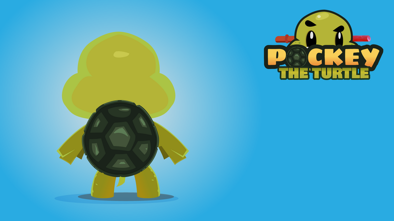 Pockey The Turtle 2D Game Character Sprites by overcrafted