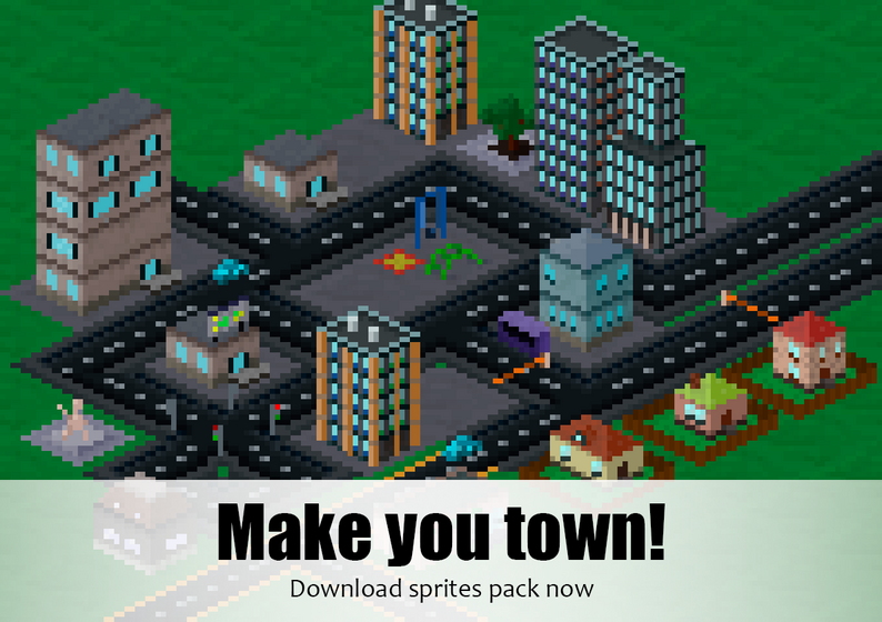 Town Sprites Pack | FREE by RedEyeGames