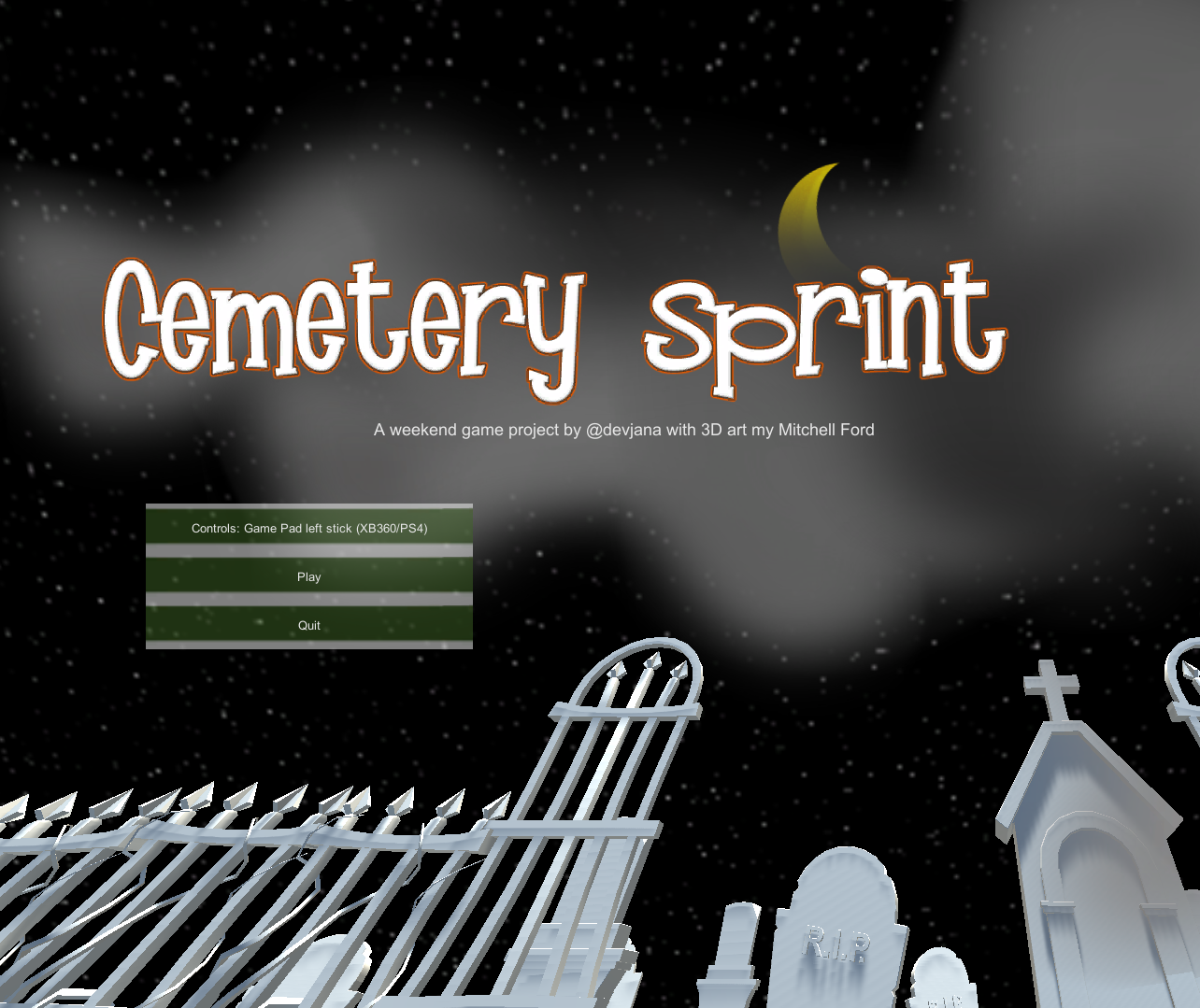 Cemetery Sprint by @devjana