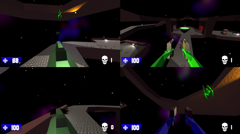 SPLIT SCREEN ARENA by JellySandwich