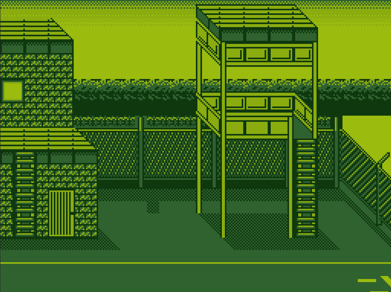Brawler Asset Tile Set 'Military Base' Gameboy by chasersgaming