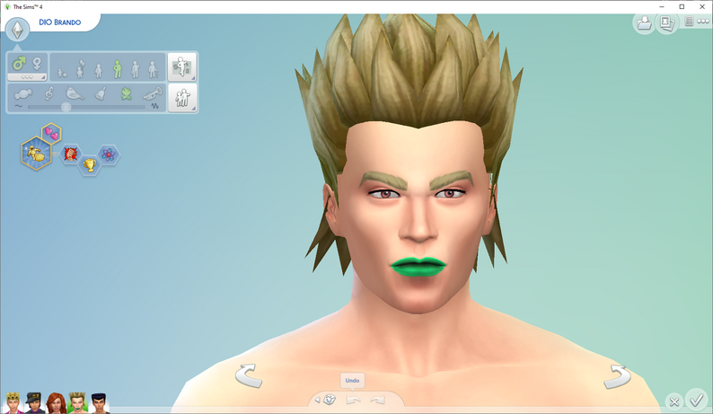 Sims 4 JoJo (JJBA) Mods by me by Sk0p3r