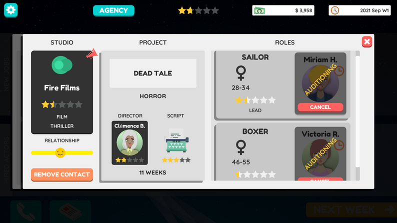 Actor Tycoon 2 by A-line Games