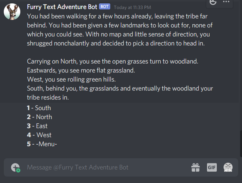 Furry Text Adventure Games by Furventure Games