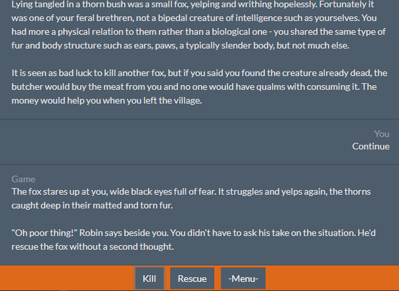 Furry Text Adventure Games by Furventure Games