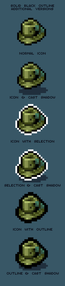 Pixel RPG Icons Fishing 16x16 by Thomas Feichtmeir "Cyangmou"