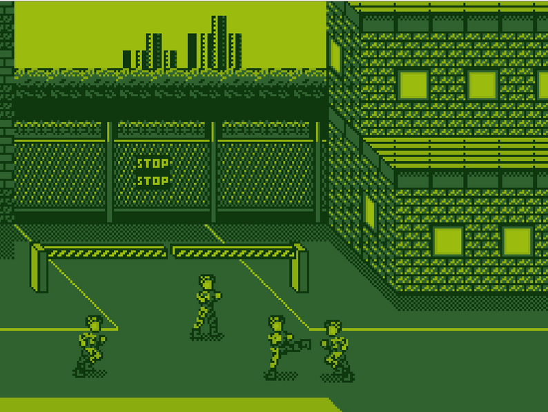 Brawler Asset Character 'Soldier' Gameboy by chasersgaming