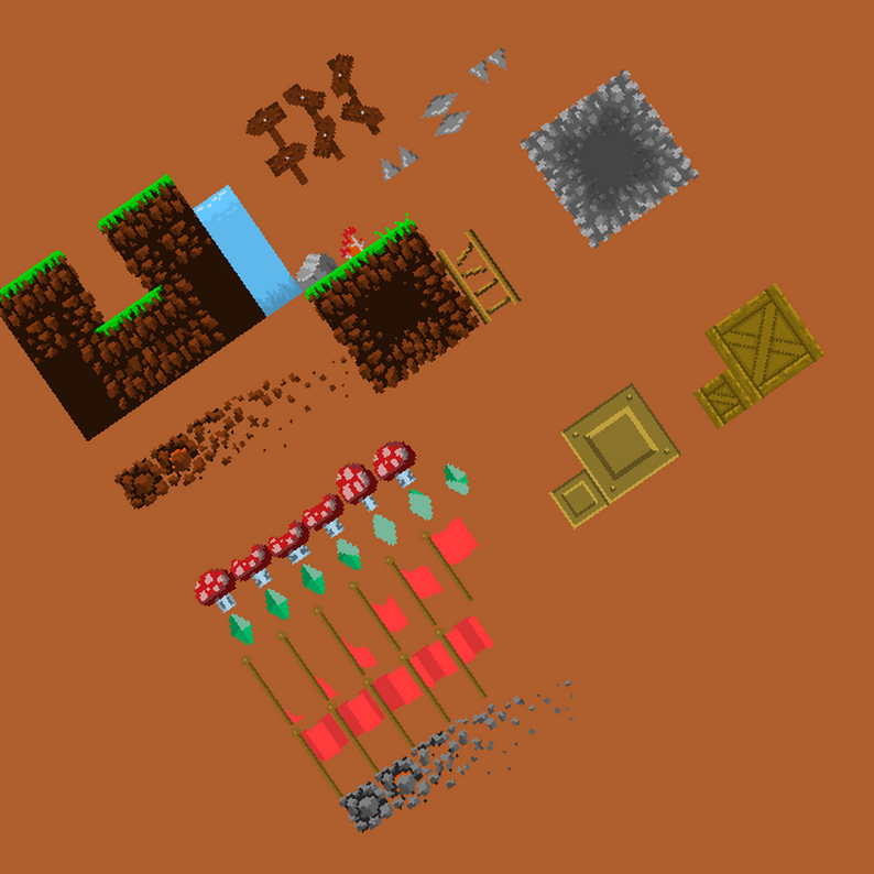 Platform Tilemap - 16 x 16 by Pixel Time