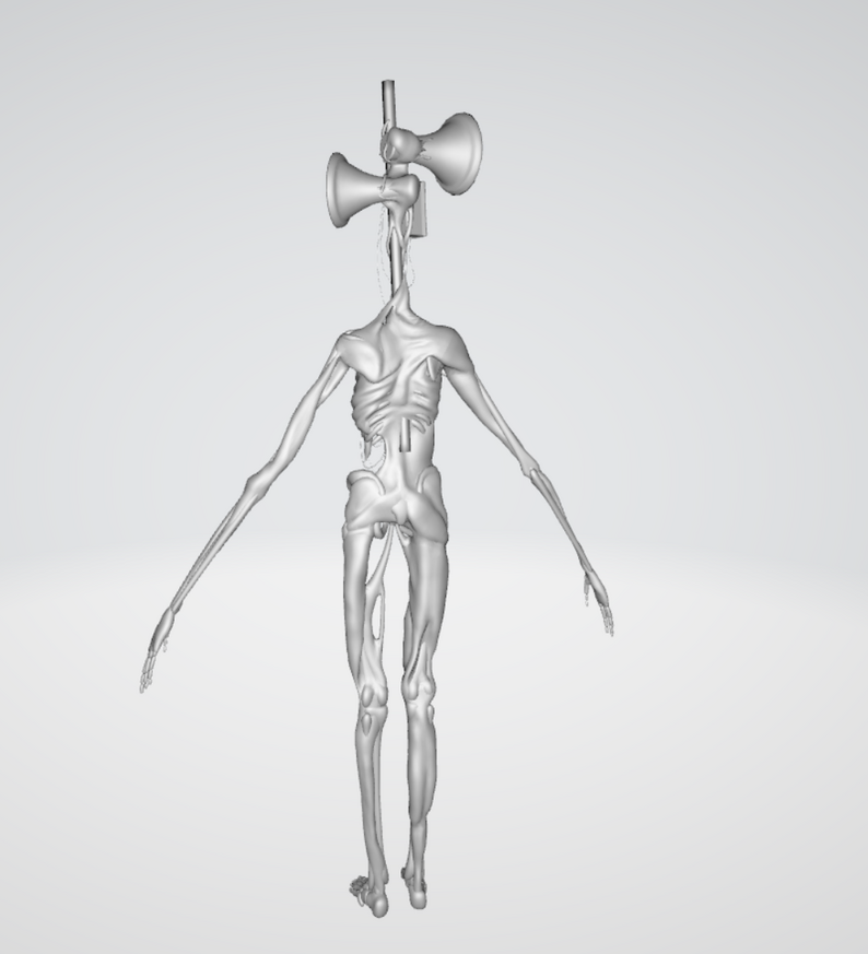 Siren Head 3D model by Ironmonger Games