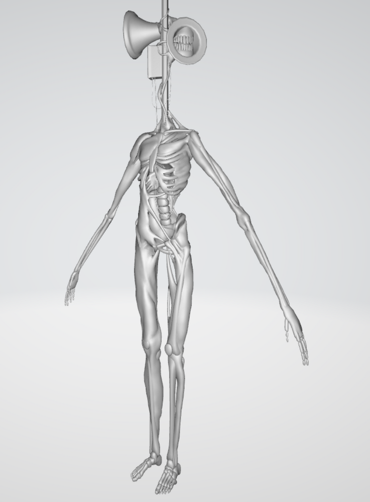 Siren Head 3D model by Ironmonger Games