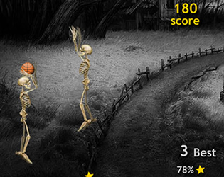 Skeleton Hoops by Don Calaca