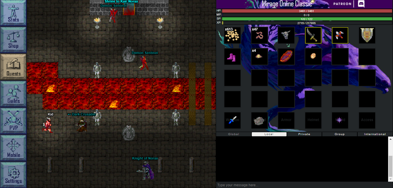 Mirage Online Classic - 2D Retro Browser MMORPG by mirageonlineclassic
