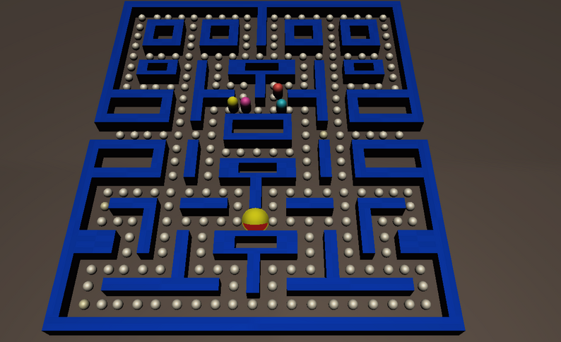Pac-Man 3D by Travelsbyfire