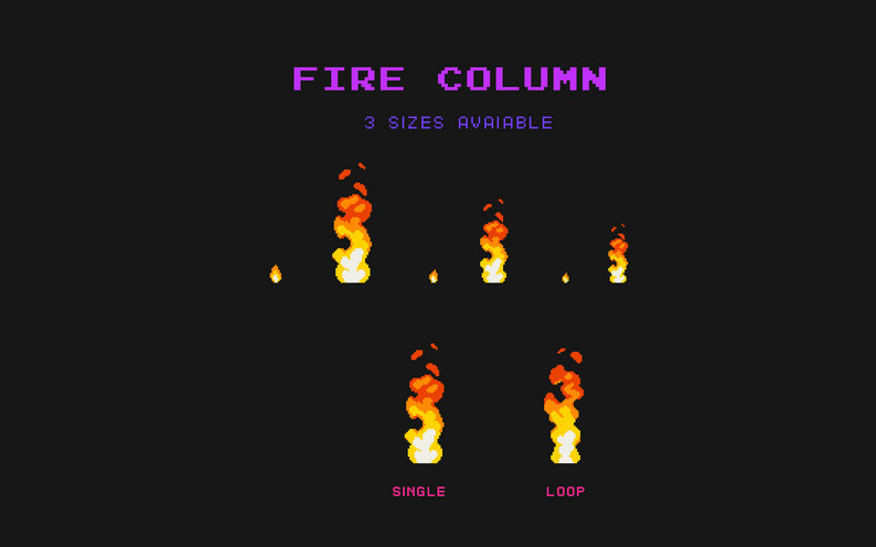 Fire Pixel Art Effect by sanctumpixel