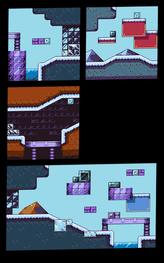 Colourful Platformer - Ice Tileset by Matwek