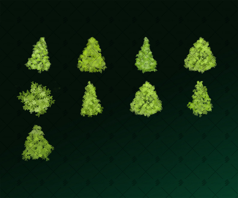 Assets: Sprites Forest [Trees, Backgrounds] #2 by Wenrexa