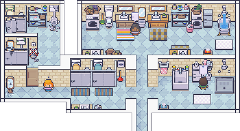 Modern Interiors - RPG Tileset [16X16] by LimeZu