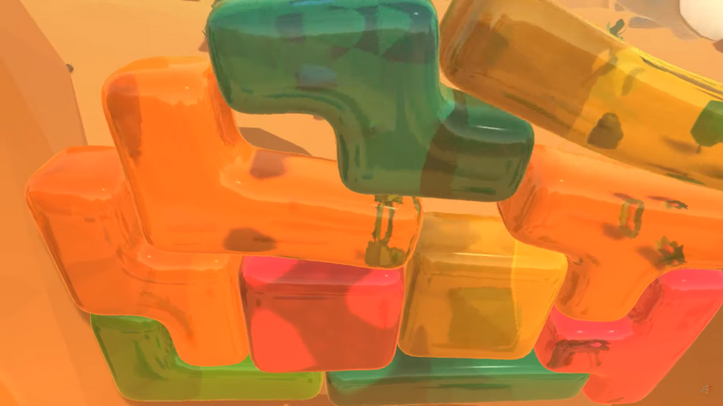 Jello Tetris VR by AETuts